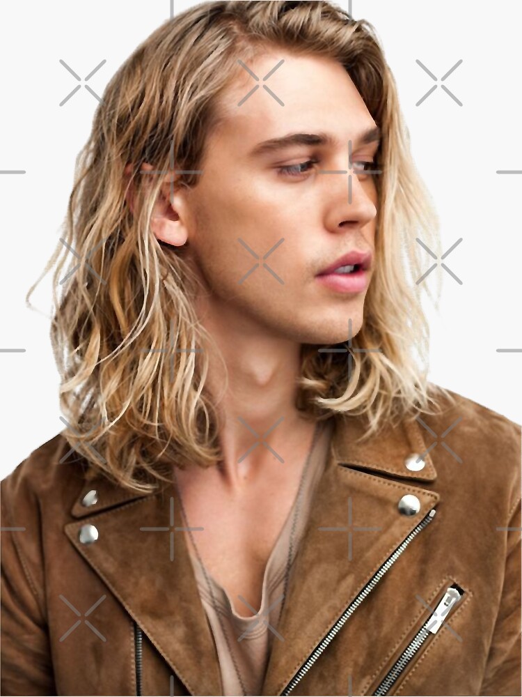 "Role-Playing Idolize Many Roles Austin Butler Long Hair Gifts" Sticker ...