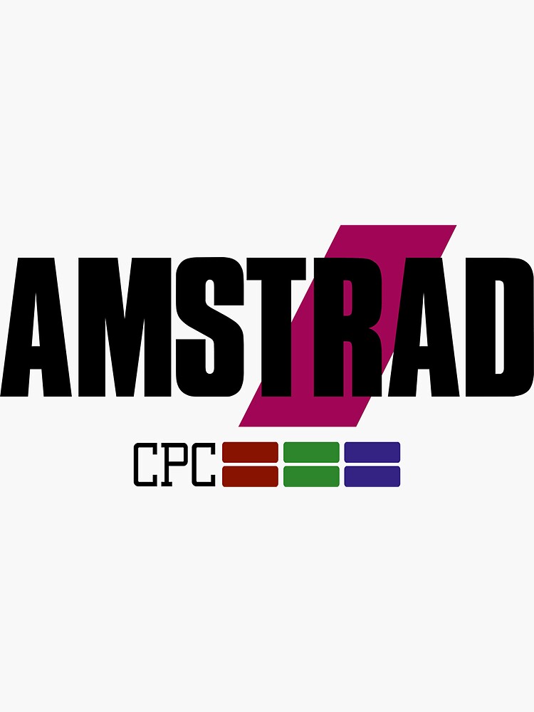 "Retro Computer 8 bit Gamer Old Computer - Amstrad" Sticker for Sale by ...