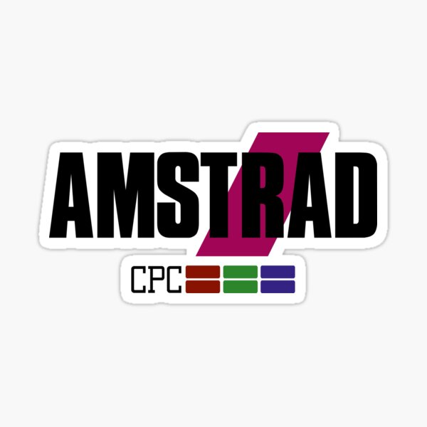 "Retro Computer 8 bit Gamer Old Computer - Amstrad" Sticker for Sale by ...