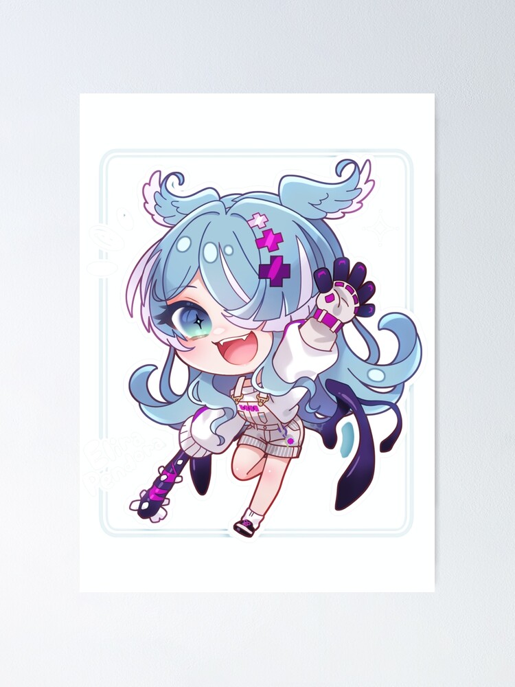 "Chibi Elira Pendora - LazuLight - Nijisanji" Poster for Sale by ...