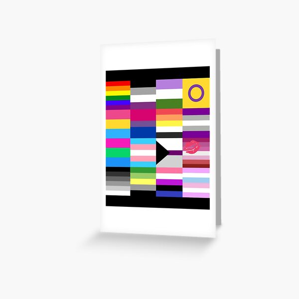 "LGBT Pride Flags Collage " Greeting Card for Sale by KazsMannequin ...