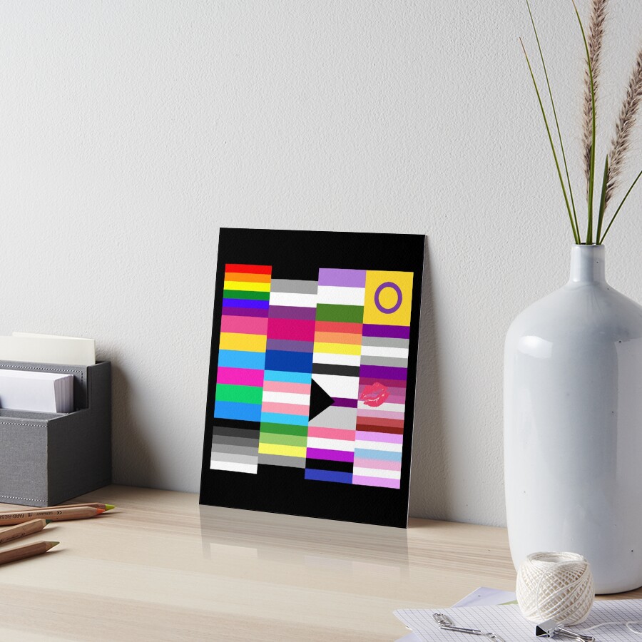 "LGBT Pride Flags Collage " Art Board Print for Sale by KazsMannequin ...