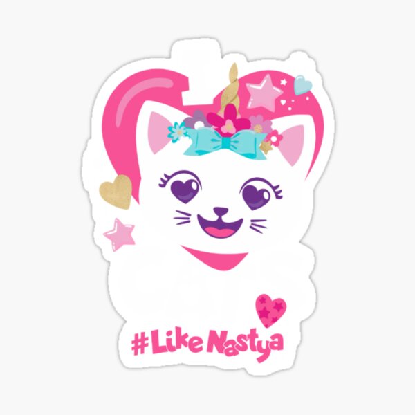 " like nastya" Sticker for Sale by JIFER | Redbubble