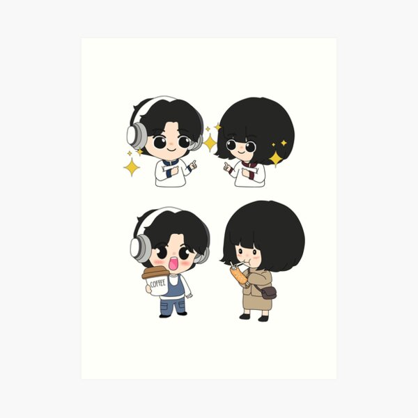 "Extraordinary Attorney Woo Chibi Art" Art Print for Sale by Infinirish ...