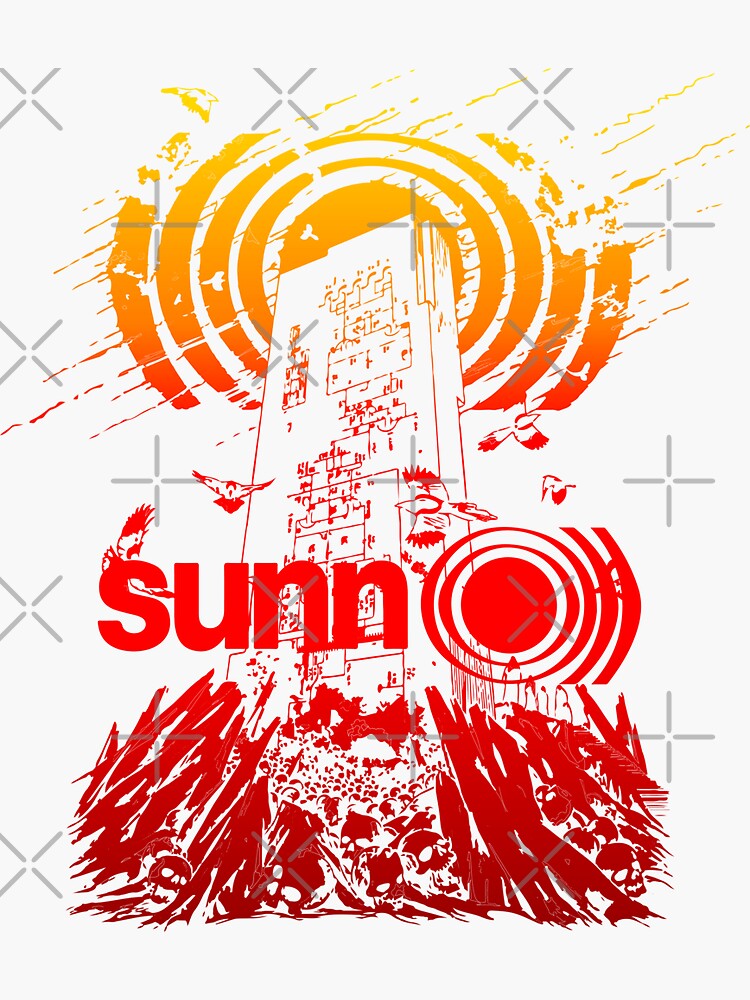 "Sunn O Merch" Sticker for Sale by xxXVintageXxx | Redbubble
