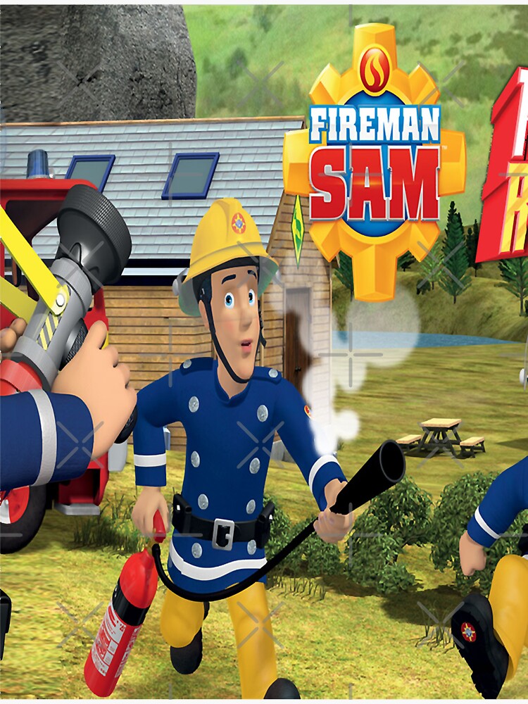 "Special Present Fireman Children Cartoons Sam Cool Gifts" Sticker for ...