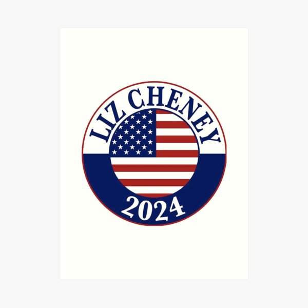 "liz cheney for president 2024 bumper, liz cheney 2024 bumper" Art ...