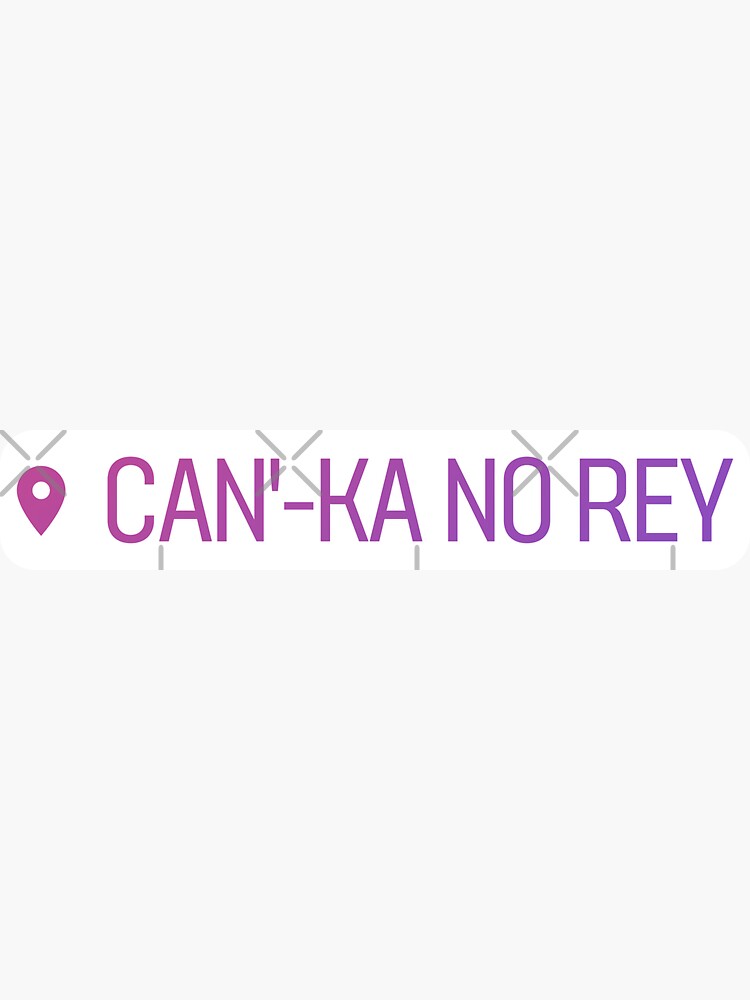 "Stephen King - Location Can'-Ka No Rey" Sticker for Sale by humnoo ...