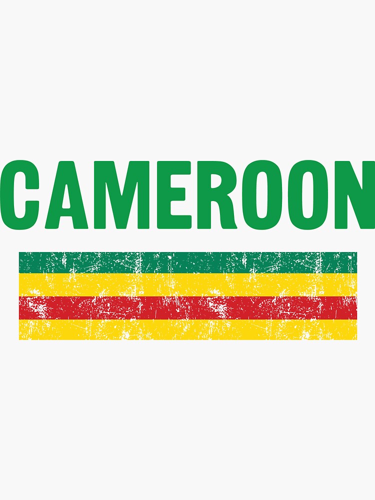 "Cameroon National Flag " Sticker for Sale by jtrenshaw | Redbubble