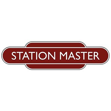 "Station Master railway sign British Rail totem" Coffee Mug for Sale by ...