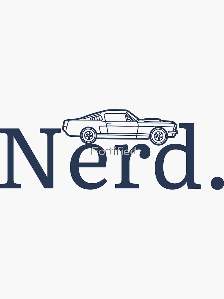 "Car nerd car design for car lovers - Find your thing" Sticker for Sale ...