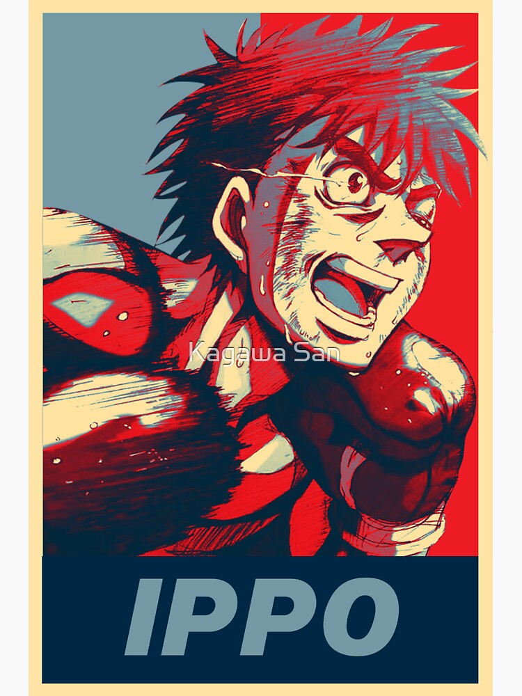 "Ippo Makunouchi hajime no ippo" Sticker for Sale by Aminezakari ...
