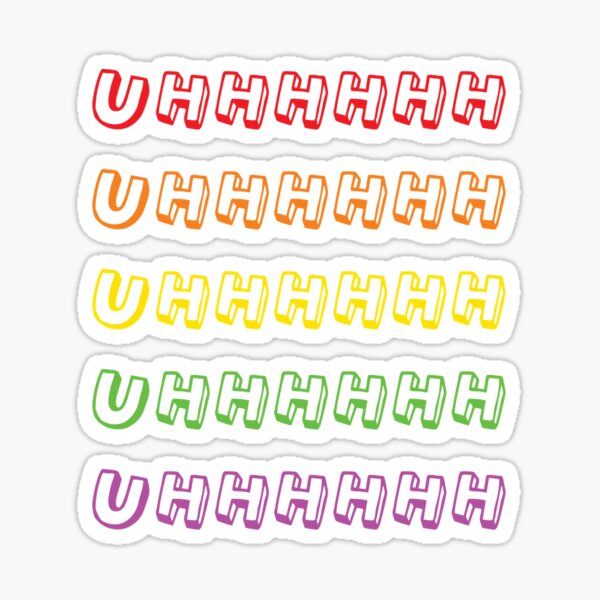 "Uhhhhhhh Meme" Sticker for Sale by PleiWellshop | Redbubble
