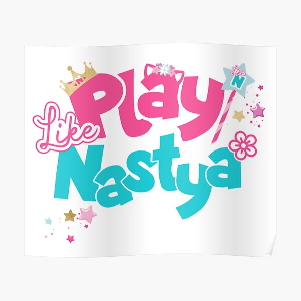 "like nastya" Poster for Sale by JIFER | Redbubble