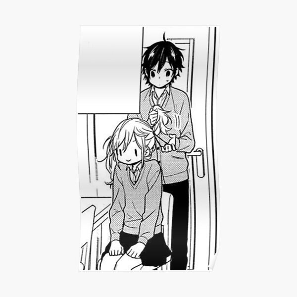 Hori And Miyamura Horimiya Poster For Sale By Harukuradesu0 Redbubble