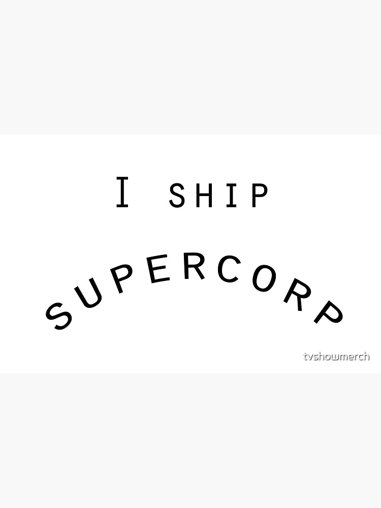 "I SHIP SUPERCORP" Sticker for Sale by tvshowmerch | Redbubble