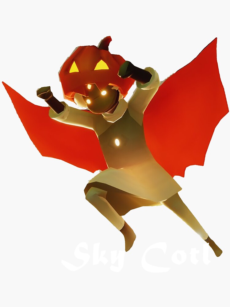 "cute sky cotl flying design" Sticker for Sale by Birudonkeer | Redbubble