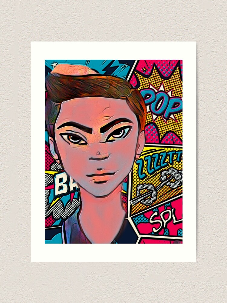 "Pop Art Boy" Art Print by Mirandavanwesel | Redbubble