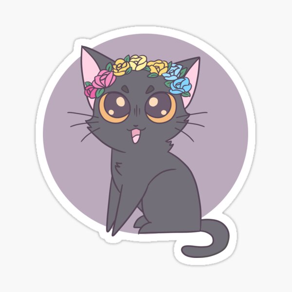 "Subtle Pan Pride Cat" Sticker for Sale by GalaxcatConcept | Redbubble