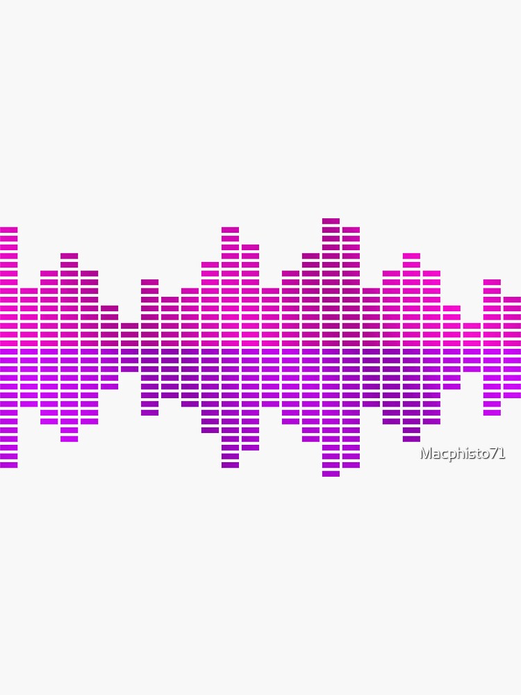 "Equalizer Music Dj" Sticker for Sale by Macphisto71 | Redbubble