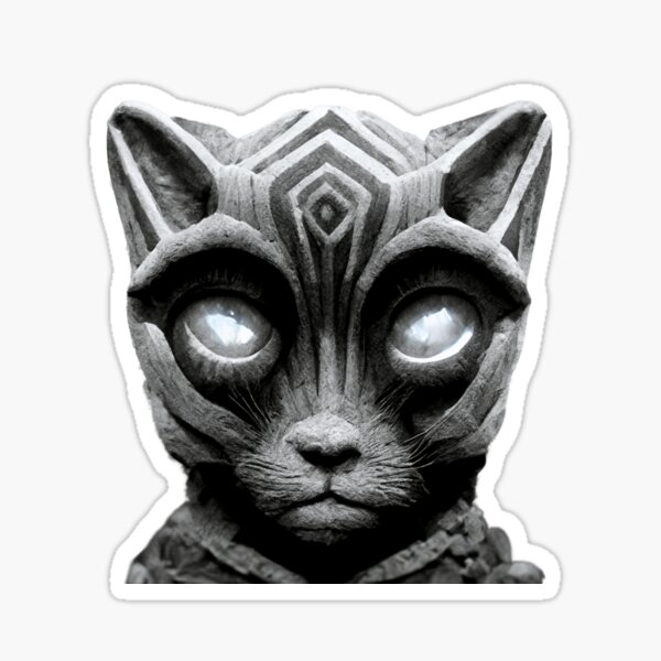 "God of Cats" Sticker for Sale by sinemaniac | Redbubble
