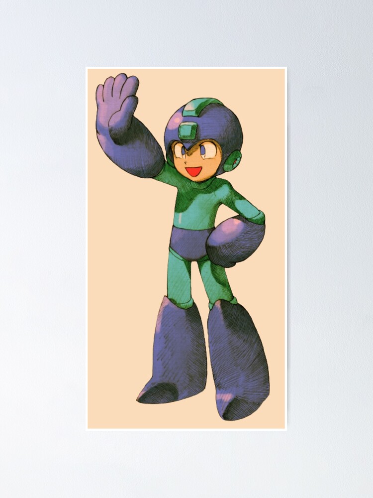 "Classic Megaman" Poster for Sale by Tark-Abelard | Redbubble