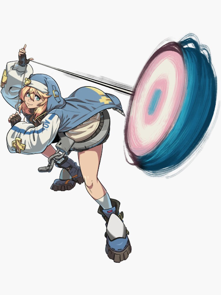 "guilty gear strive bridget" Sticker for Sale by hibaart15 | Redbubble