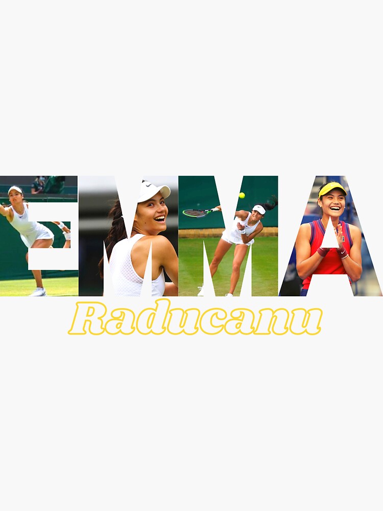 Sticker « T-shirt et autocollant Emma Raducanu Classic | Sweat à ...