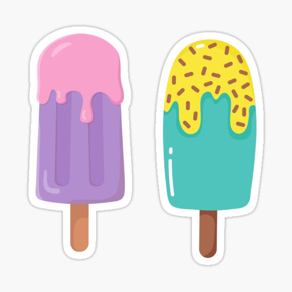 "Cute Popsicle Stickers pack" Sticker for Sale by Artistusha | Redbubble