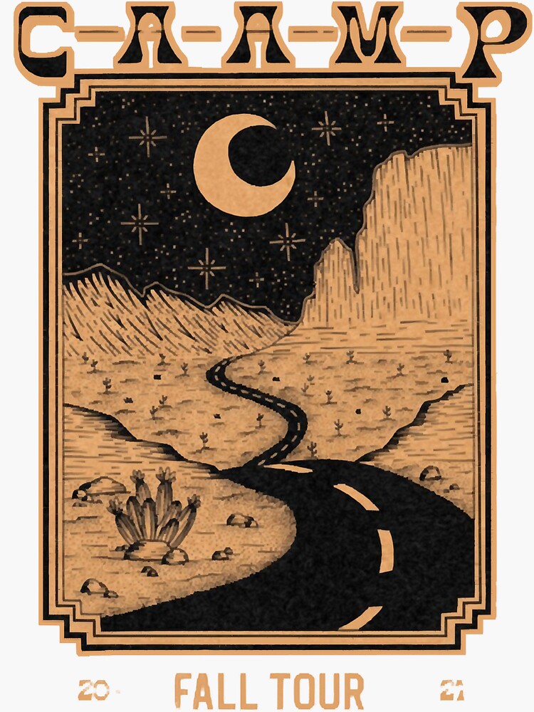 "CAAMP BAND FALL TOUR 2022" Sticker for Sale by MamieGreen | Redbubble