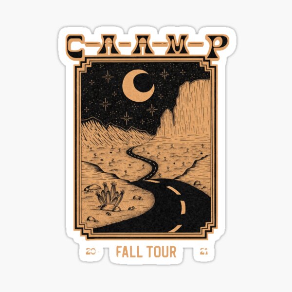 "CAAMP BAND FALL TOUR 2022" Sticker for Sale by MamieGreen | Redbubble