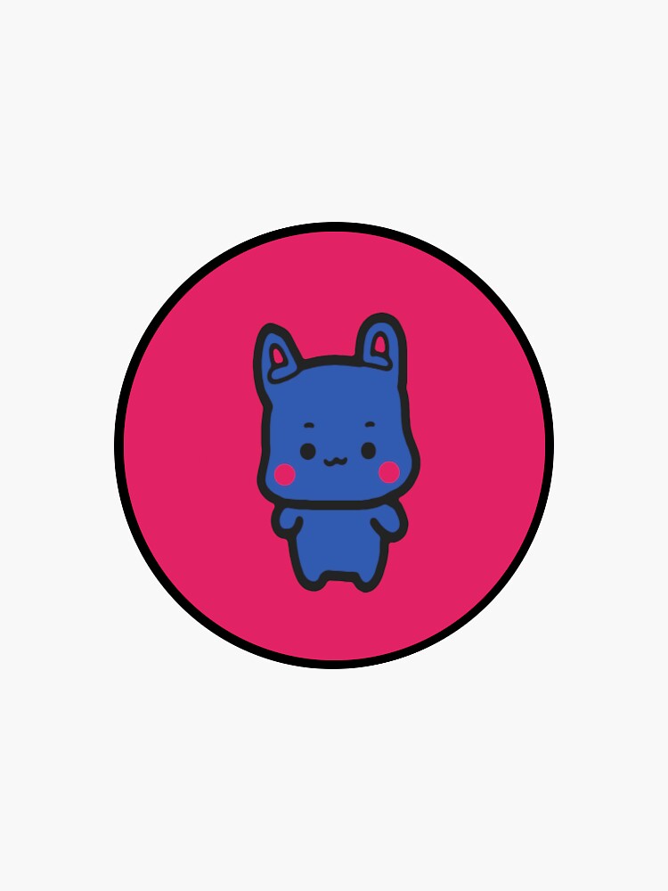 "Chibi Blapu (Circle)" Sticker for Sale by Blapu | Redbubble