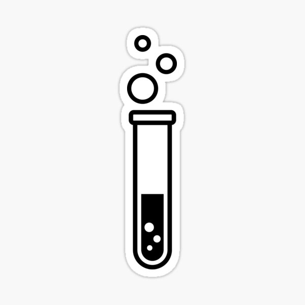 "Science Experiment Chemistry Test Tube" Sticker for Sale by ...