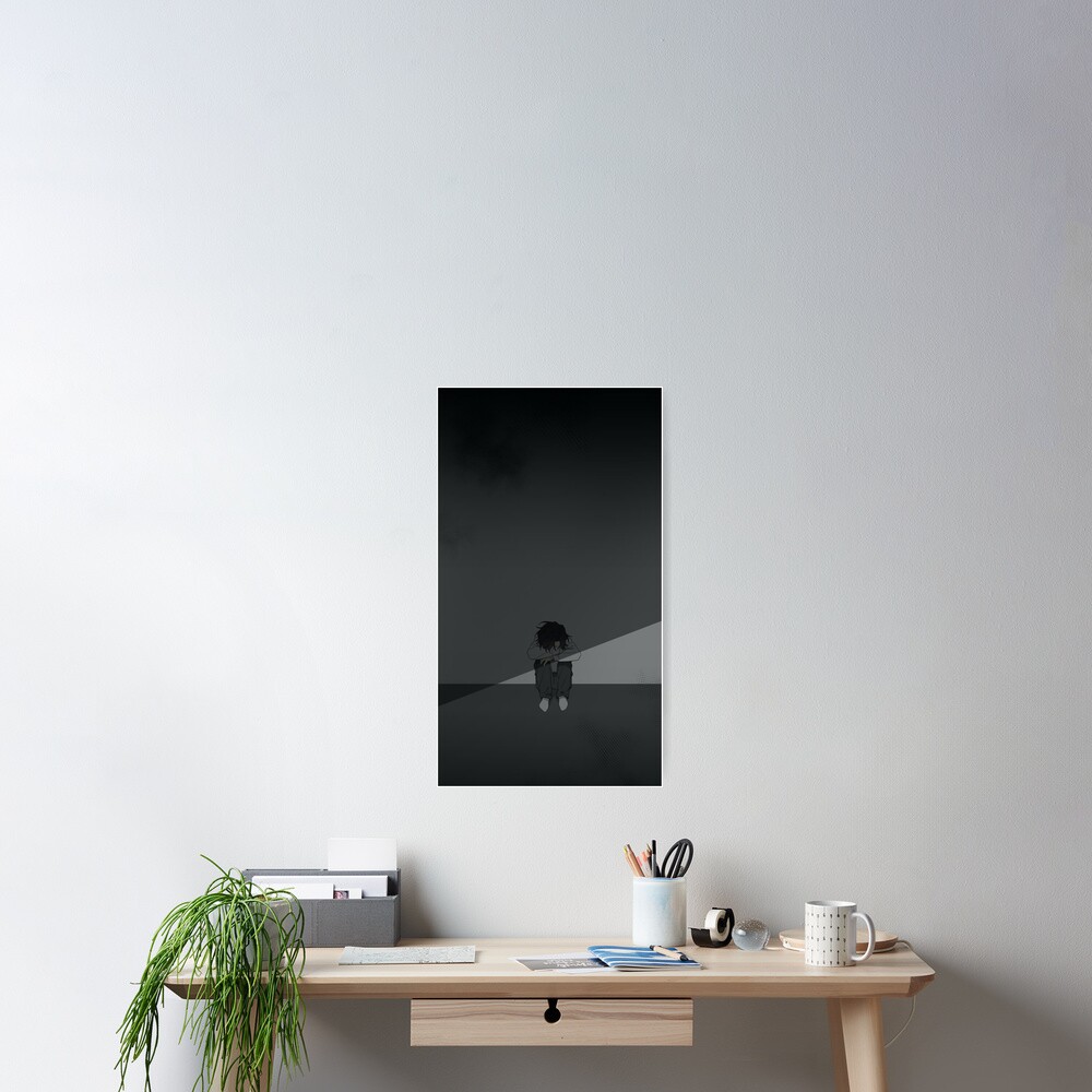 "Alone & Sad" Poster for Sale by Harukuradesu0 | Redbubble