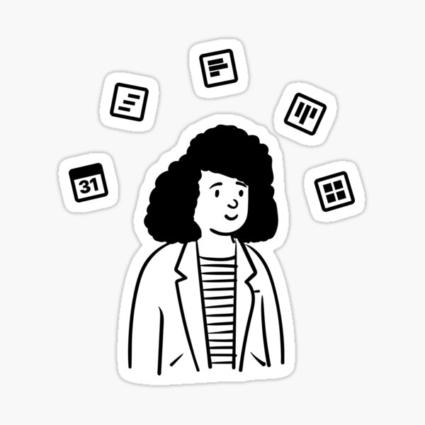 "Notioneer - Notion Style - Version 02" Sticker for Sale by ...