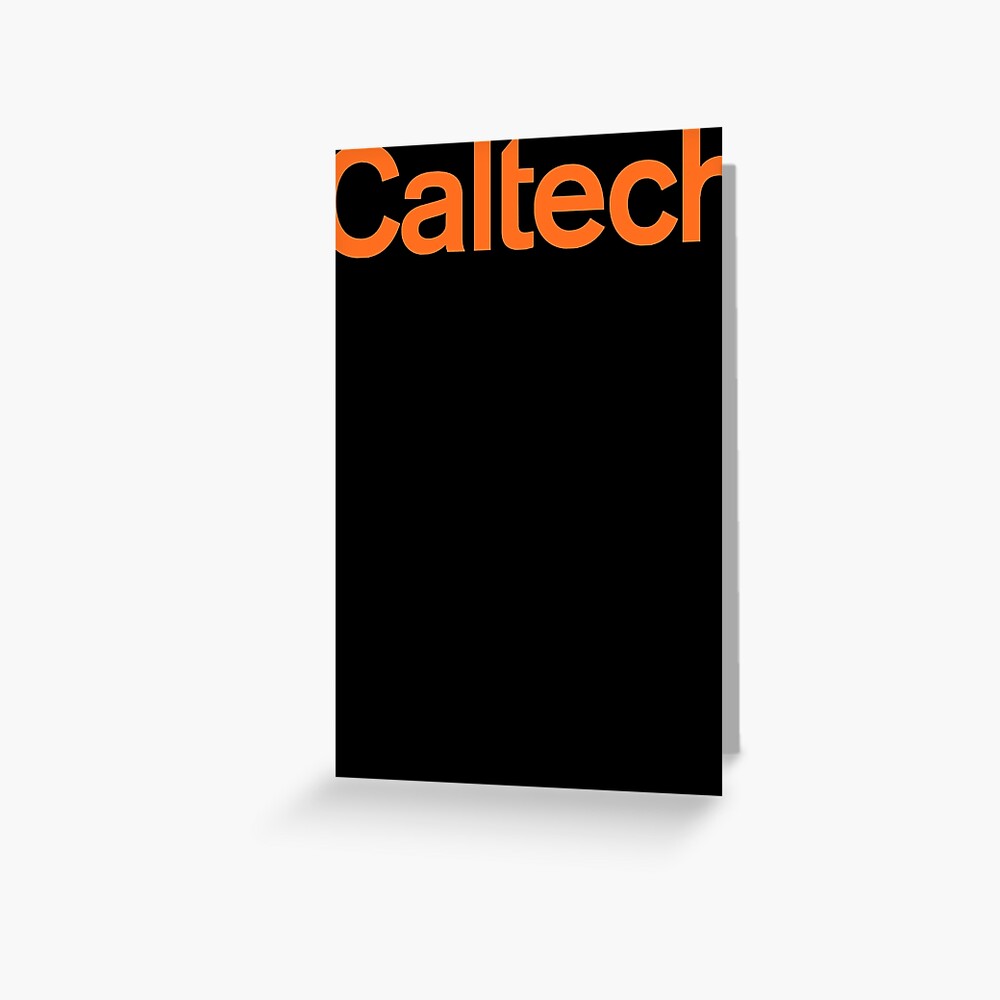 "Caltech Logo" Greeting Card for Sale by MamieGreen | Redbubble