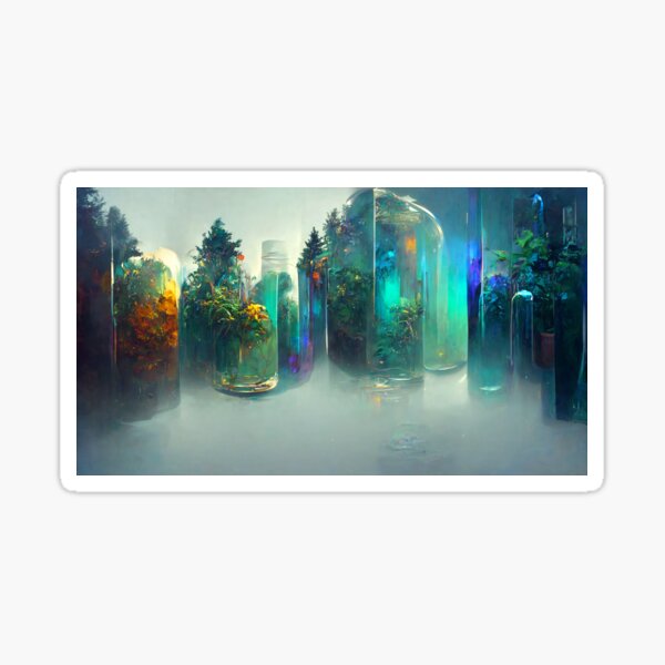 "Escaping Recursive Vivariums" Sticker for Sale by Qcarissimo | Redbubble