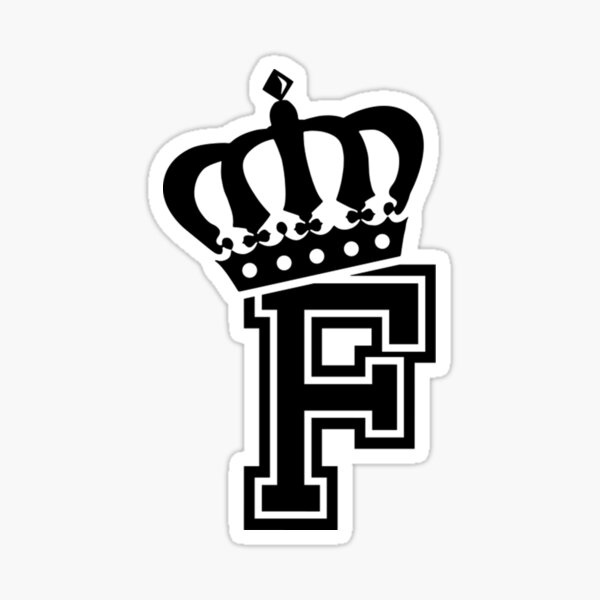 "Name Letter F Character F Case F Alphabetical F" Sticker for Sale by ...