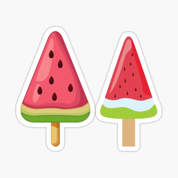 "Cute Watermelon popsicle stickers Pack" Sticker for Sale by Artistusha ...