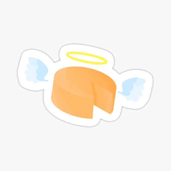 "Holy Cheese, not Swiss cheese" Sticker for Sale by MiscSquidStudio ...