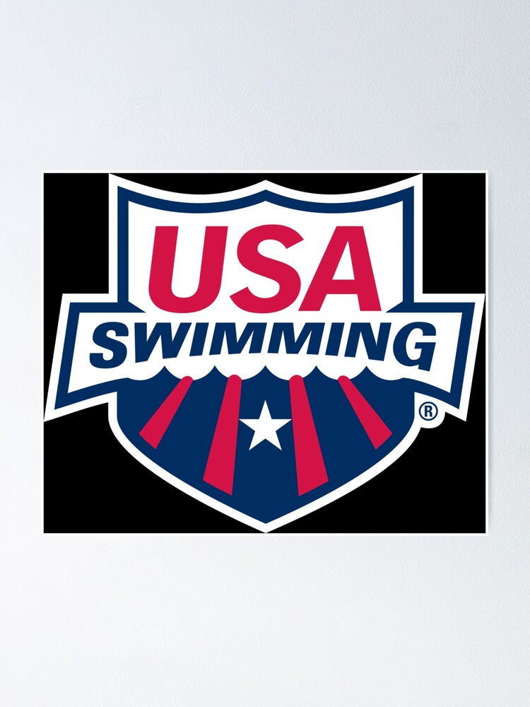 "Swimming Team, USA Logo " Poster for Sale by 1991vintage | Redbubble