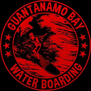 "Retro Guantanamo Bay Waterboarding" Sticker for Sale by Stylotexs ...