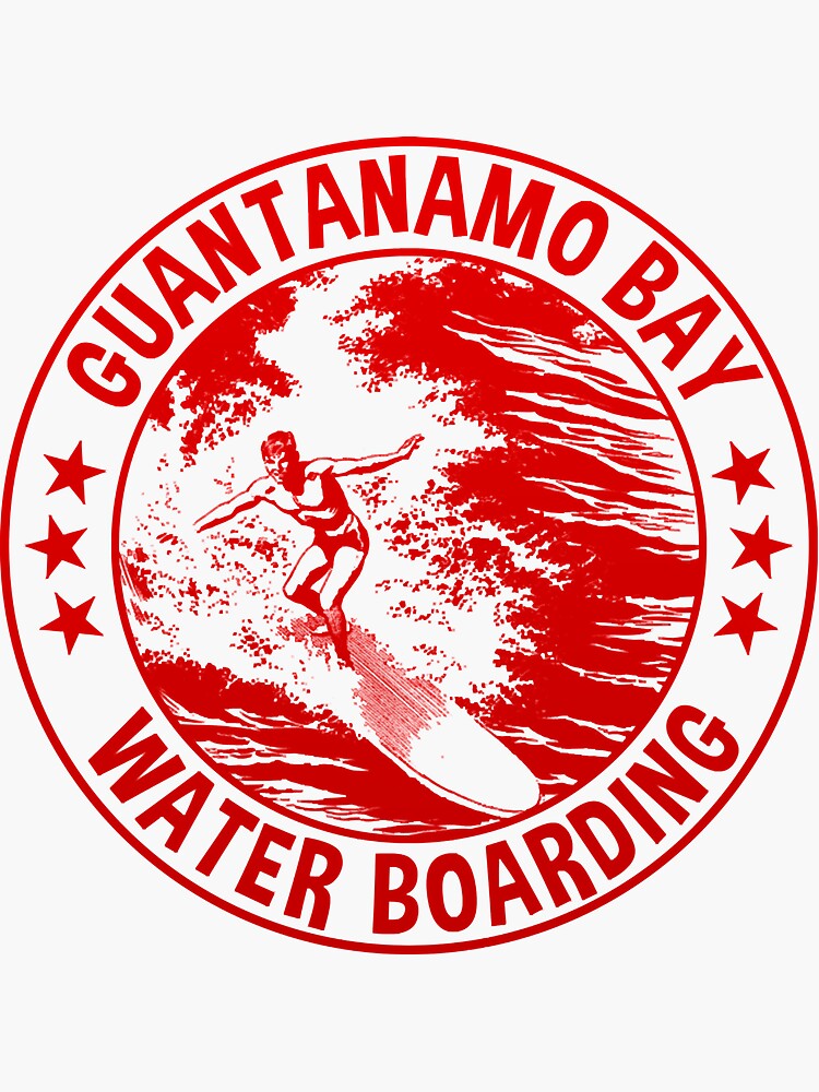 "Retro Guantanamo Bay Waterboarding" Sticker for Sale by Stylotexs ...