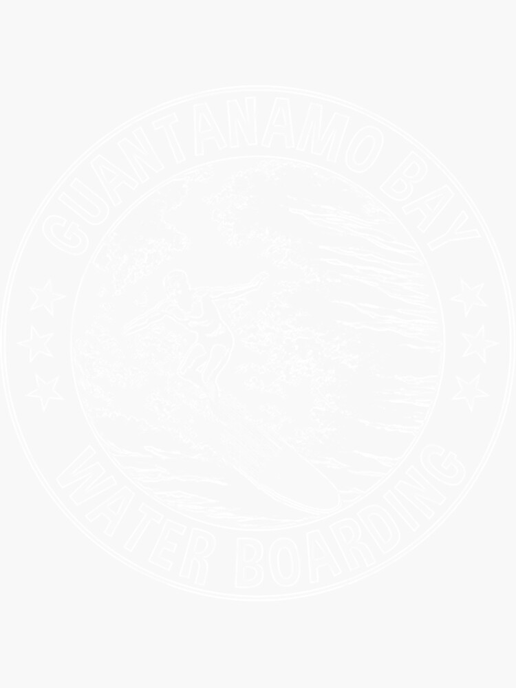 "Guantanamo Bay Waterboarding" Sticker for Sale by Stylotexs | Redbubble
