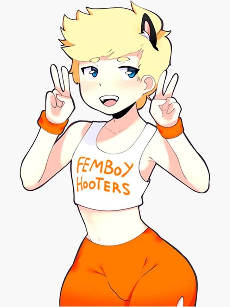 "Femboy hooters movie " Sticker for Sale by AltVault | Redbubble