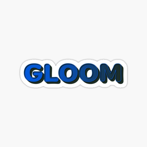 "Gloom | Djo | Decide" Sticker for Sale by MarianNieuw | Redbubble