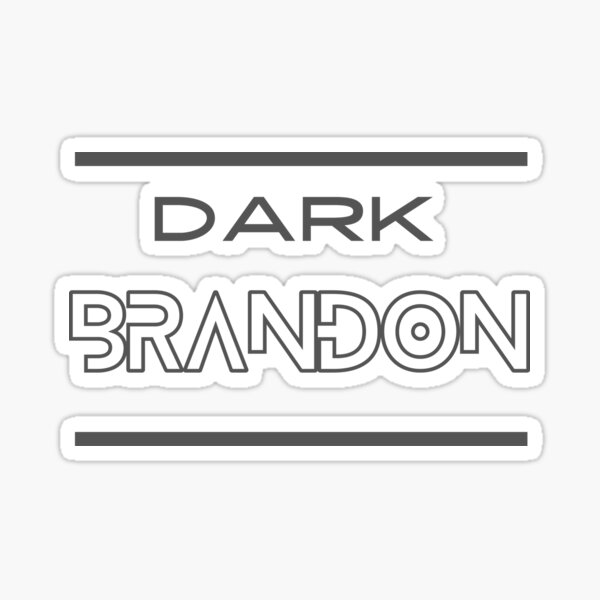 "Dark Brandon" Sticker for Sale by MerchGiants | Redbubble