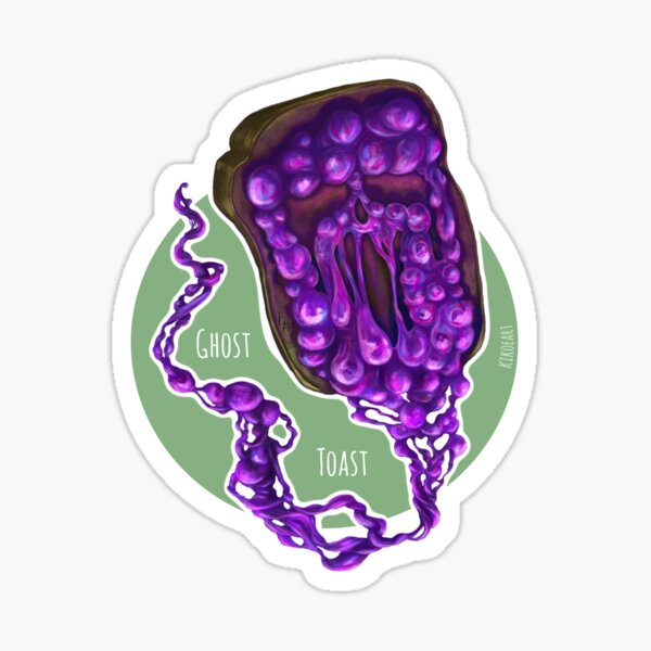 "G is for Ghost Toast" Sticker for Sale by kikoeart | Redbubble