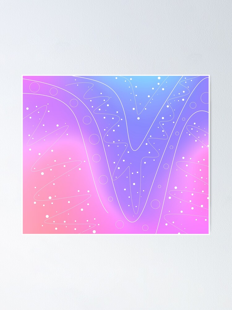 "Magic gradient 7" Poster for Sale by Shinypao | Redbubble