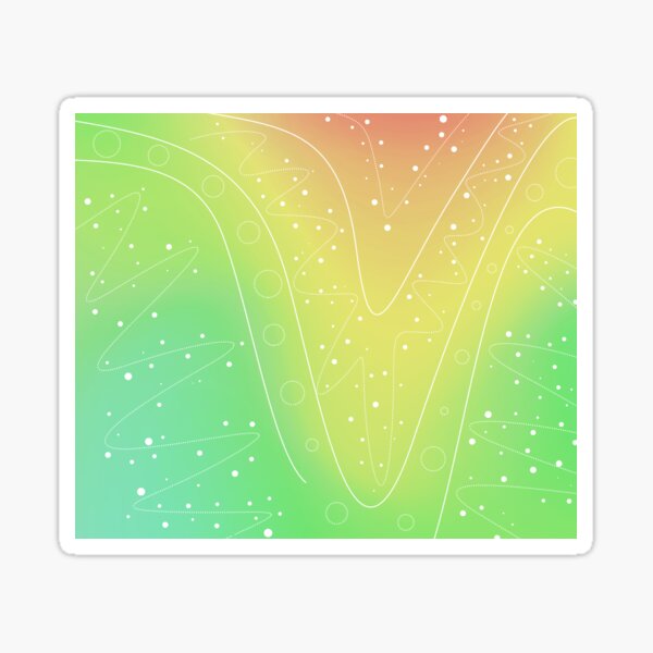 "Magic gradient 10" Sticker for Sale by Shinypao | Redbubble